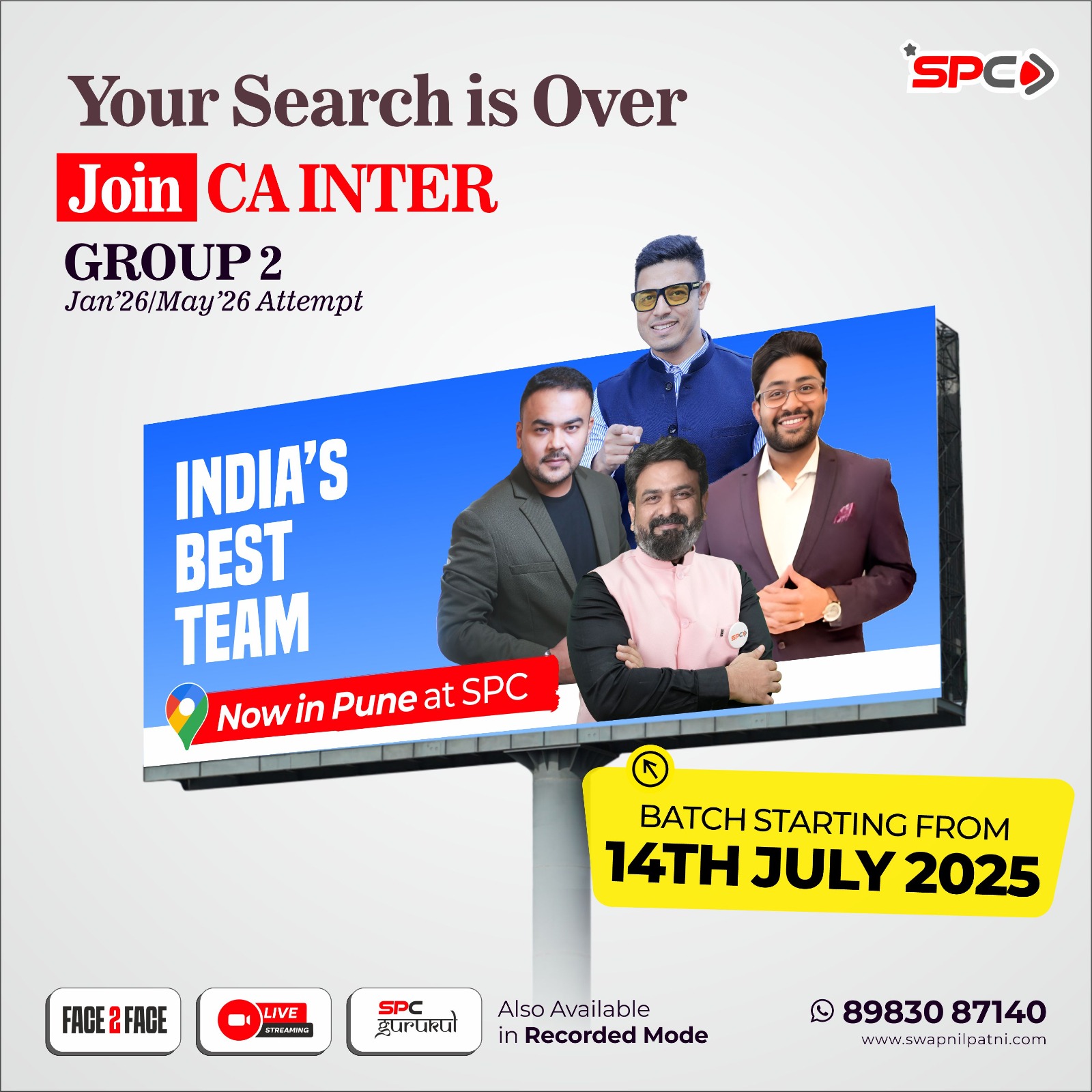 SPC - No.1 CA Classes in India